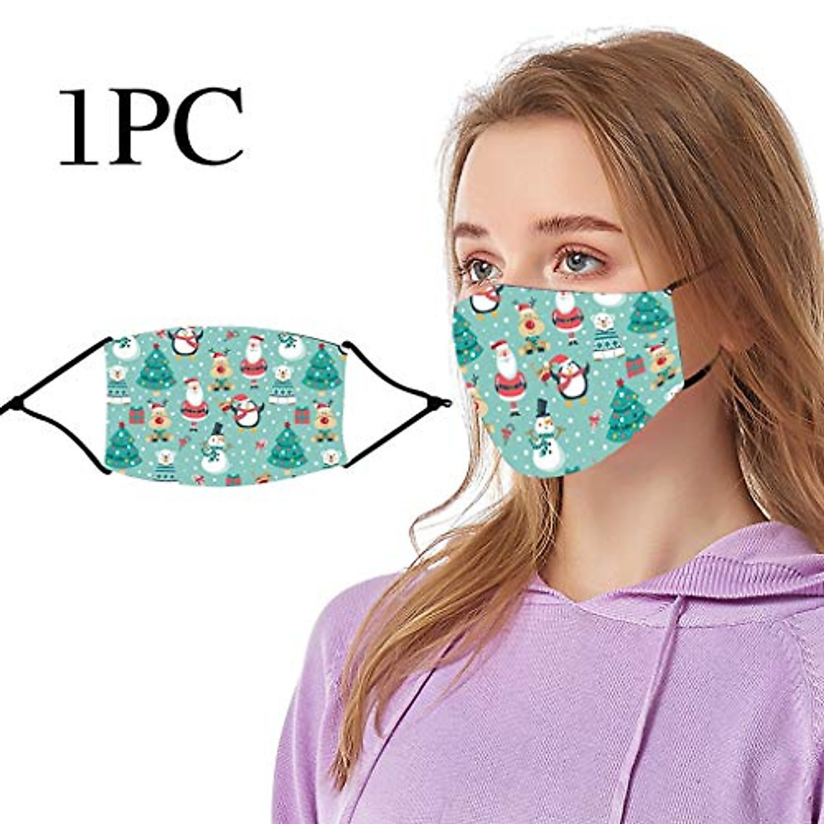 PENATE Adult Reusable Washable Facemasks Comfortable Outdoor Mouth C-Over with Elastic Adjustable Earloop -Ship from U.S.