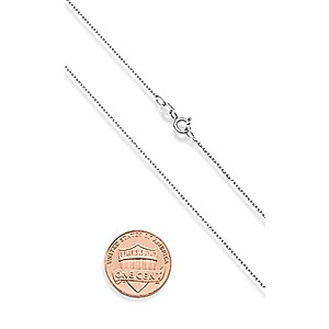 Miabella Italian 925 Sterling Silver or 18Kt Yellow Gold Over Silver Cross Necklace for Women, Small Cross Pendant on 18 Inch Chain Made in Italy (sterling silver)