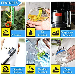7-Pack Replace DYMO D1 Label Tape 45010 45013 45016 45017 45018 45019 45021 D1 Refills Compatible DYMO LabelManager 160 280 420P PnP 220P 360D 450 210D, 1/2” W x 23’ L, 12mm x 7m