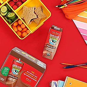 Horizon Organic Shelf-Stable 1% Low Fat milk Boxes, Chocolate, 12 Count(Pack of 1)