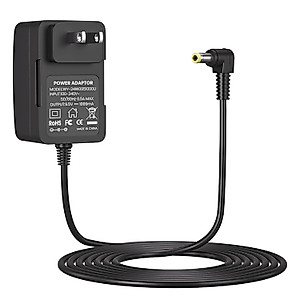 9.5V AC/DC Adapter for Casio Keyboard AD-E95100LU Power Supply Charger SA-46 SA-47 LK-125 LK-127 CTK-240 CTK-245 CTK-1100 for Casio ADE95100LU, 100-240V AC to 9.5V DC Converter