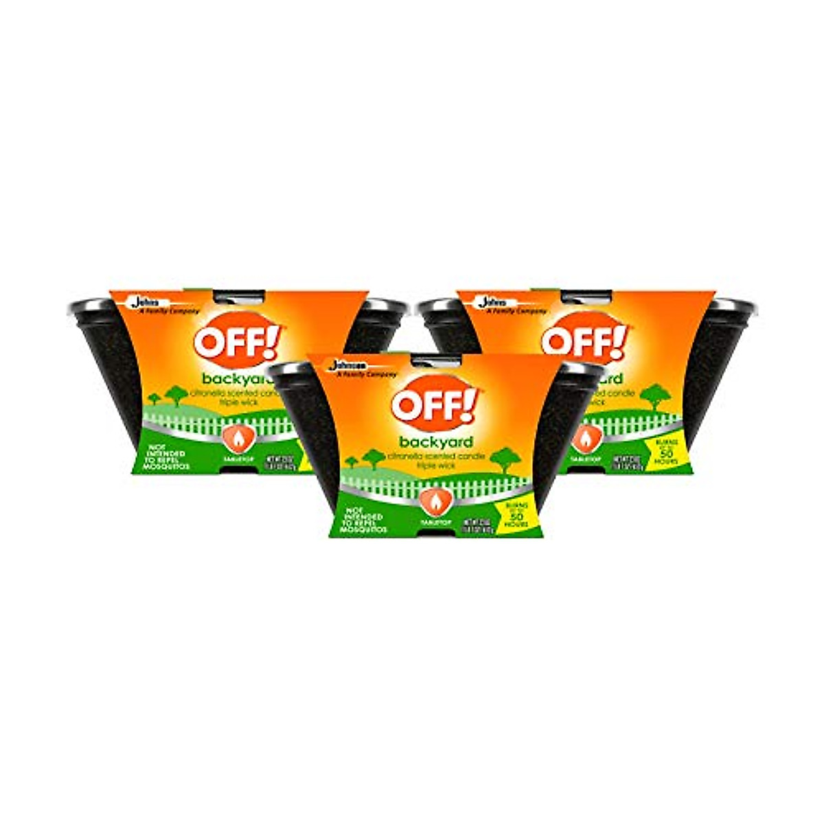Off Citronella Tabletop Bucket 18 Ounce (3)