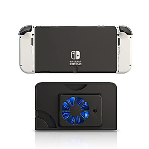 ECHZOVE Switch OLED Dock Fan, Cooling Fan for Nintendo Switch OLED, USB Powered