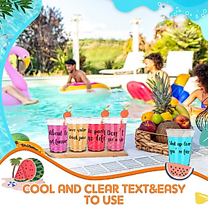 30 Pcs 16 oz Disposable Clear Plastic Cups Bulk Party Drinking Water Cocktail Beer Cups for Adult Parties Wedding Birthday Reception Beverage Tea Lemonade Serving Supplies