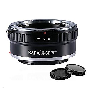 K&F Concept Lens Adapter Ring for Contax Yashica to Sony E Mount a6000 a6300 a6500 a5000 a5100 a3500 a3000 Alpha A7 A7R a7S a7II a7RII a7SII a7III a7RIII and a9