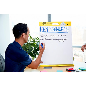 Post-it Super Sticky Portable Tabletop Easel Pad, Great for Virtual Teachers and Students, 20x23 Inches, 20 Sheets,Pad, 2 Pads (563 VAD 2PK)