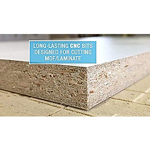 Amana Tool 46179-K CNC SC Spektra Extreme Tool Life Coated Compression Spiral 3/8 D x 1-5/8 CH x 3/8 SHK x 3-1/2 Inch Long 2 Flute Router Bit