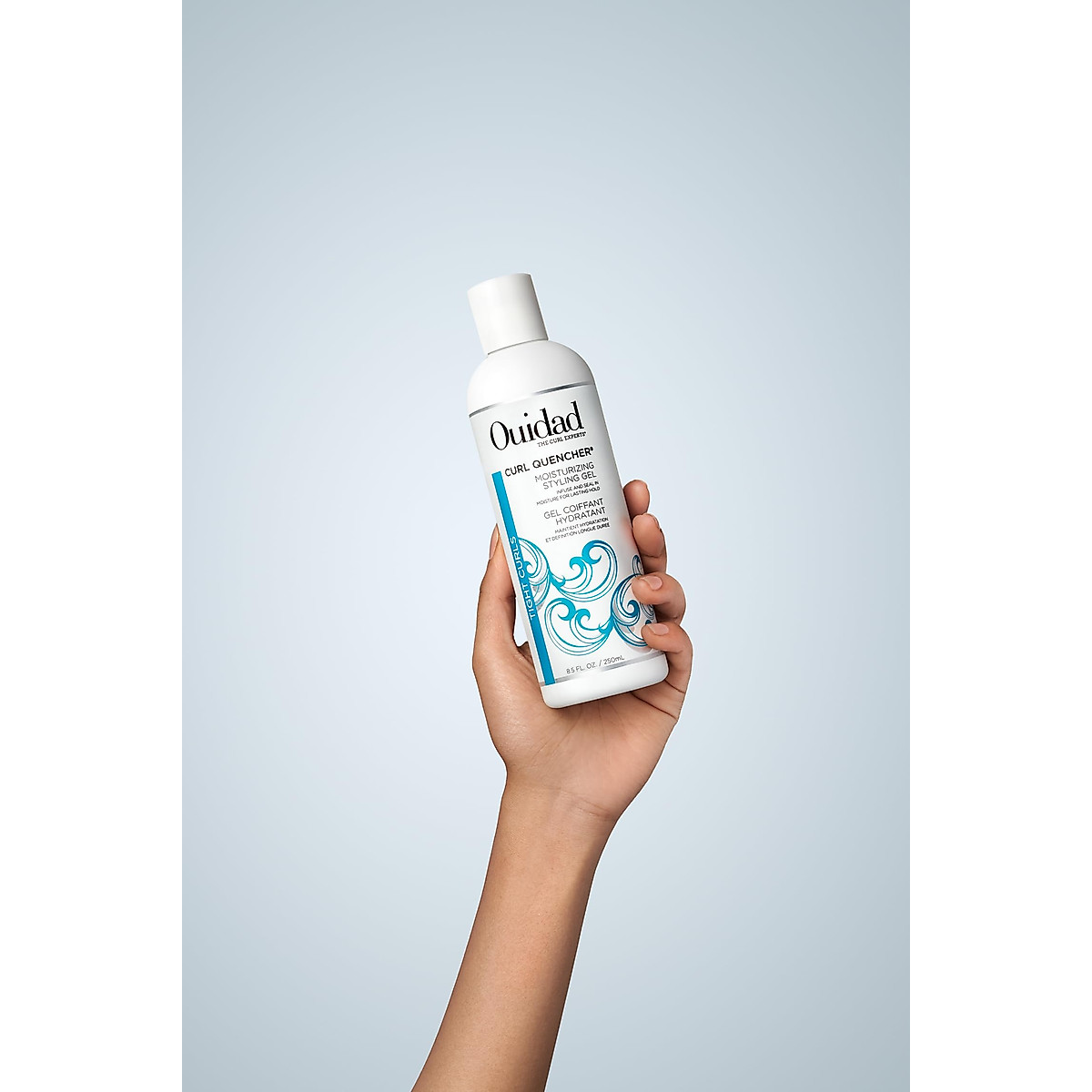 Ouidad Curl Quencher Moisturizing Styling Gel - 8.5 fl oz, Bouncy, Soft & Defined Curls, On-The-Go Style Refresher, Frizz Control, Curl Defining Gel, Flexible Lasting Hold, For Tight Curls