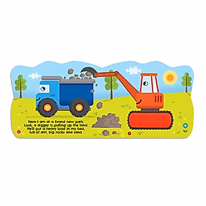 A Big Day for Dump Truck - Touch and Feel Board Book - Sensory Board Book