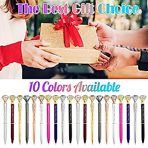 Up to 100 Personalized Diamond Pens Bulk with Name,Custom Imprint Ballpoint Pen Engraved Business Logo Text Message,Customized Gift for Women Men Graduation Birthday Office Commercial-20PCS Rose Gold