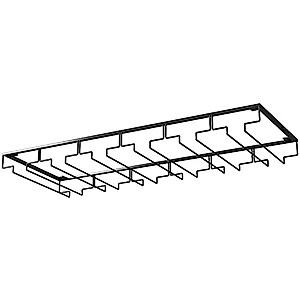 Household Wine Glass Rack, Wine Cabinet Goblet Rack, Wine Glass Rack, Wine Rack Hanging Rack,3 Rows,3 Rows (Size : 5 Rows)