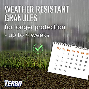 TERRO T2600 Perimeter Ant Bait Plus - Outdoor Ant Bait and Killer - Attracts and Kills Ants, Carpenter Ants, Roaches, Crickets, Earwigs, Silverfish, Slugs and Snails - 2 Pack, 4Lbs