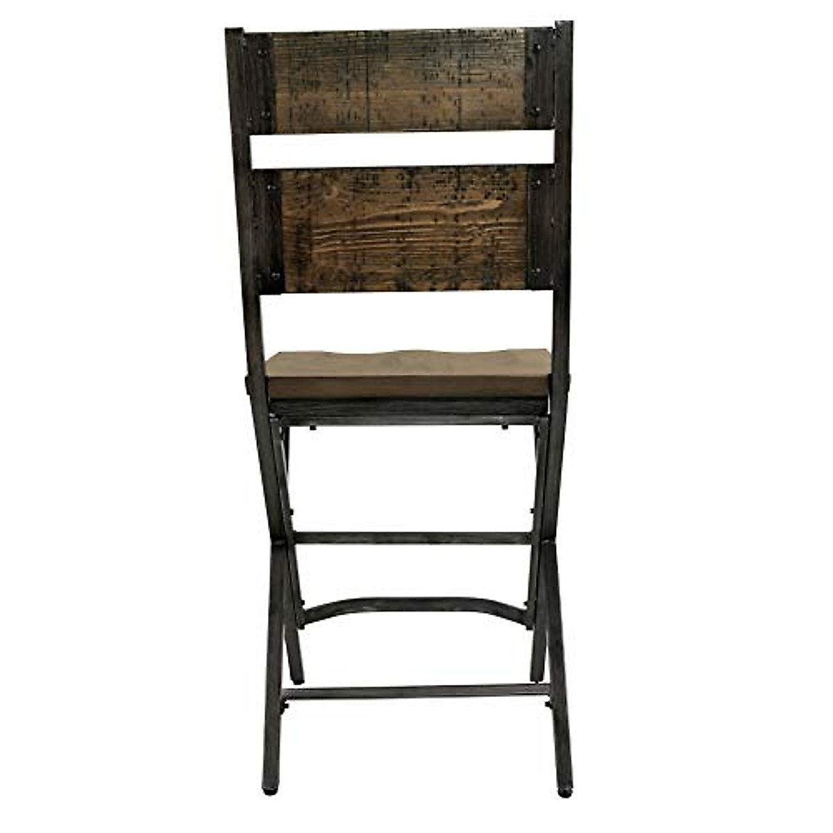 Signature Design by Ashley Kavara 24" Rustic Counter Height Barstool, 2 Count, Brown