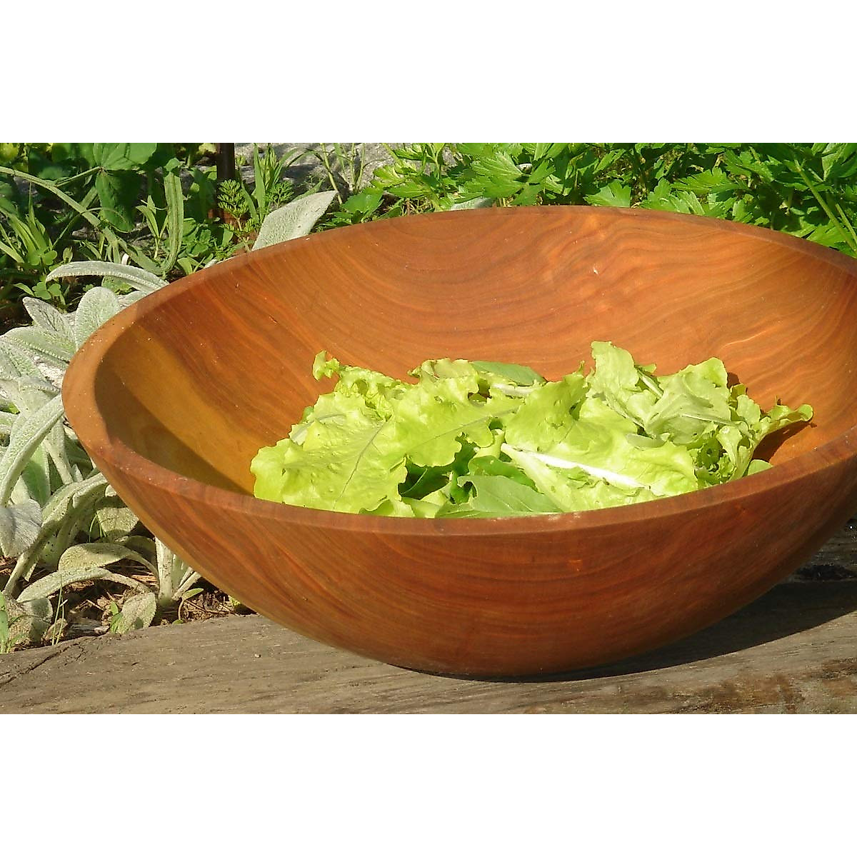 Extra Large Handmade Wood Salad Bowl Salad Lovers Gift