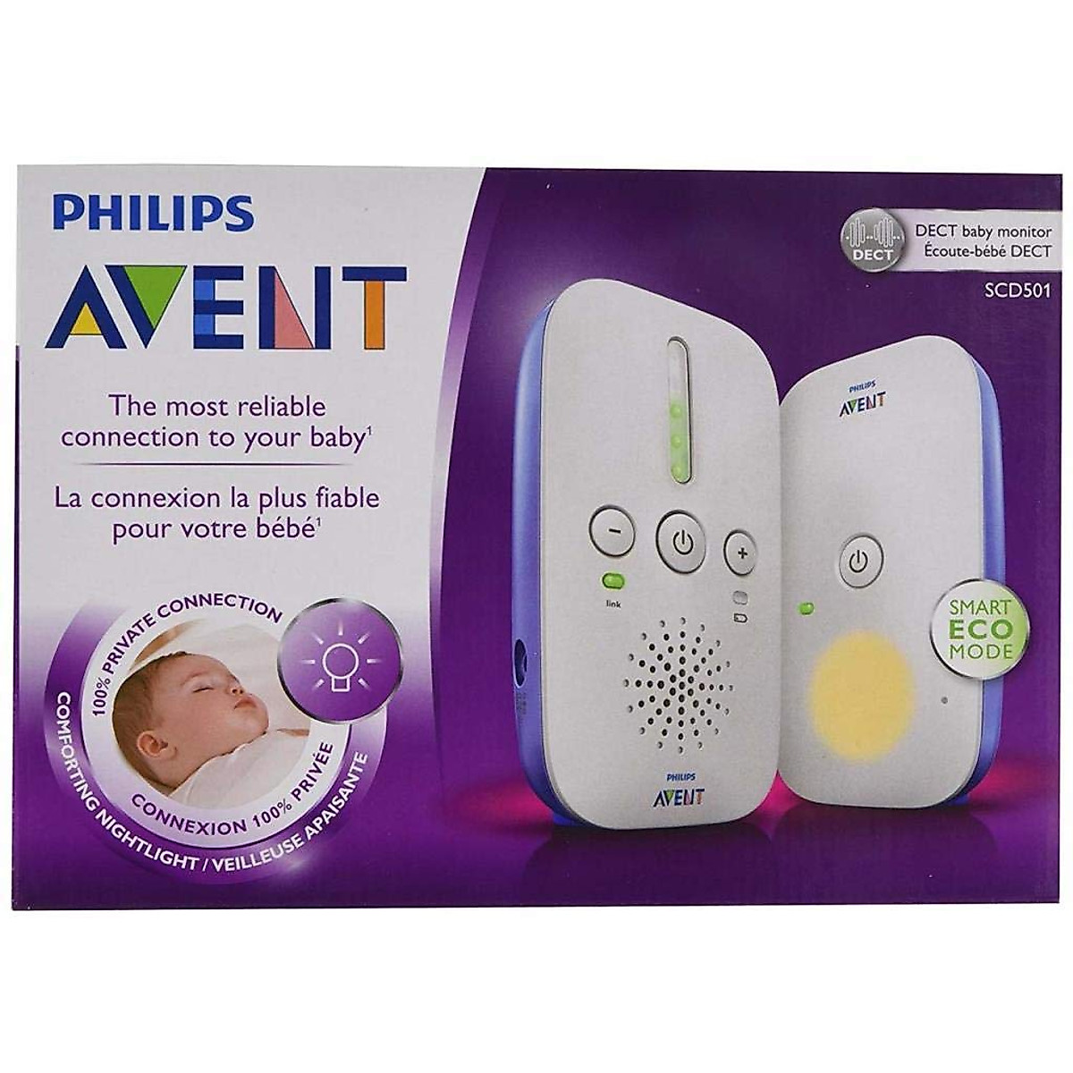Philips AVENT Audio Baby Monitor Dect SCD502/10