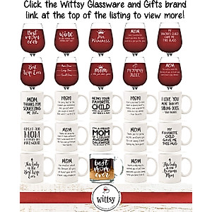 Best Wife Ever Wine Glass - Unique Anniversary or Valentines Day Gifts for Wife, Women - Cool Wife Gifts from Husband, Hubby - Fun Novelty Birthday Present Idea for Her, the Mrs, Wifey, Newlywed