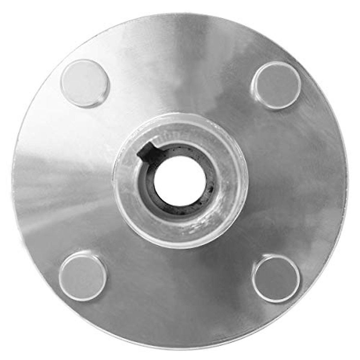 Gekufa Go Kart Live Axle Hub 4" x 4" with 2-3/4" Hub and 1" to 3/4" Step Down