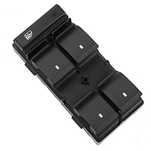 20945129 Drive Side Power Window Switch Replacement for 07-14 Silverado Sierra 1500 2500HD 3500HD, Traverse, HHR, Yukon, Enclave, Replaces OE#, 25789692 25951963 Master Control Window Switch