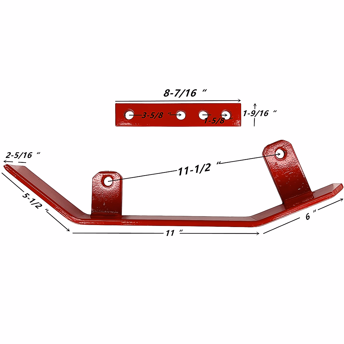Right & Left Hand Skid Shoe Kit Replaces King Kutter 505057 505050 for Rural King Country Way Sigma 4FT 48” 5FT 60” 6FT 72” 7FT 84” Rotary Tiller for ASC Rotary Tiller 77709 77710 77711