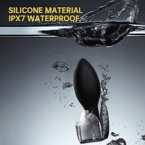 Anal Plug Vibrator with Remote Control Sex Toys for Men Women, Prostate Massager with 10 Rotation Vibration Modes, Adult Sex Toys Vibrating Butt Plug Anal Toys Vibrators Male Sex Toys Couple Pleasure