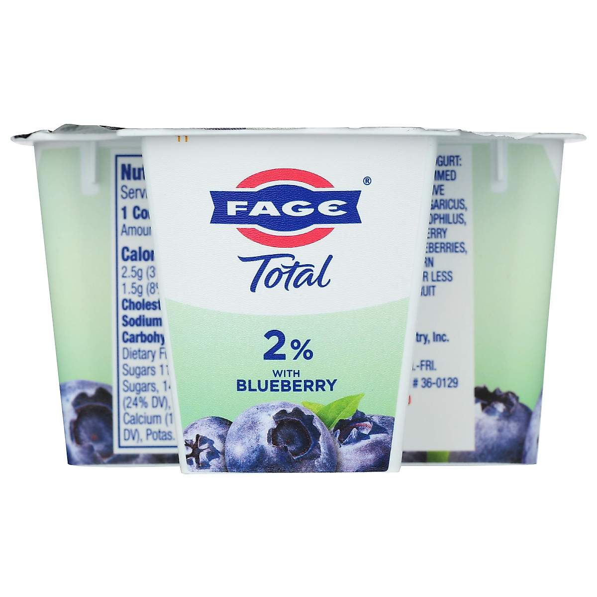 FAGE TOTAL Split Cup, 2% Greek Yogurt with Blueberry, 5.3 oz