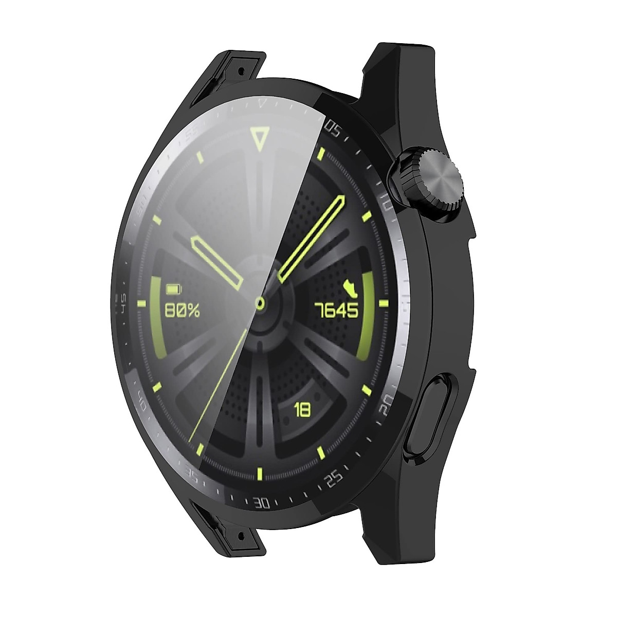 Screen Protector Cases Compatible with Huawei Watch GT3 Soft TPU Case Smartwatch Accessories TenCloud Covers Scratched Resistant Full Protective Cover for Watch GT 3 (46mm, 6Colors)