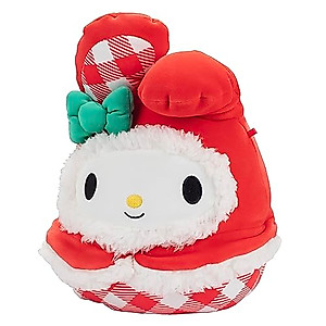 Squishmallows 8-Inch My Melody - Official Jazwares Plush - Collectible Soft & Squishy Hello Kitty Stuffed Animal Toy - Add to Your Squad - Gift for Kids, Girls & Boys