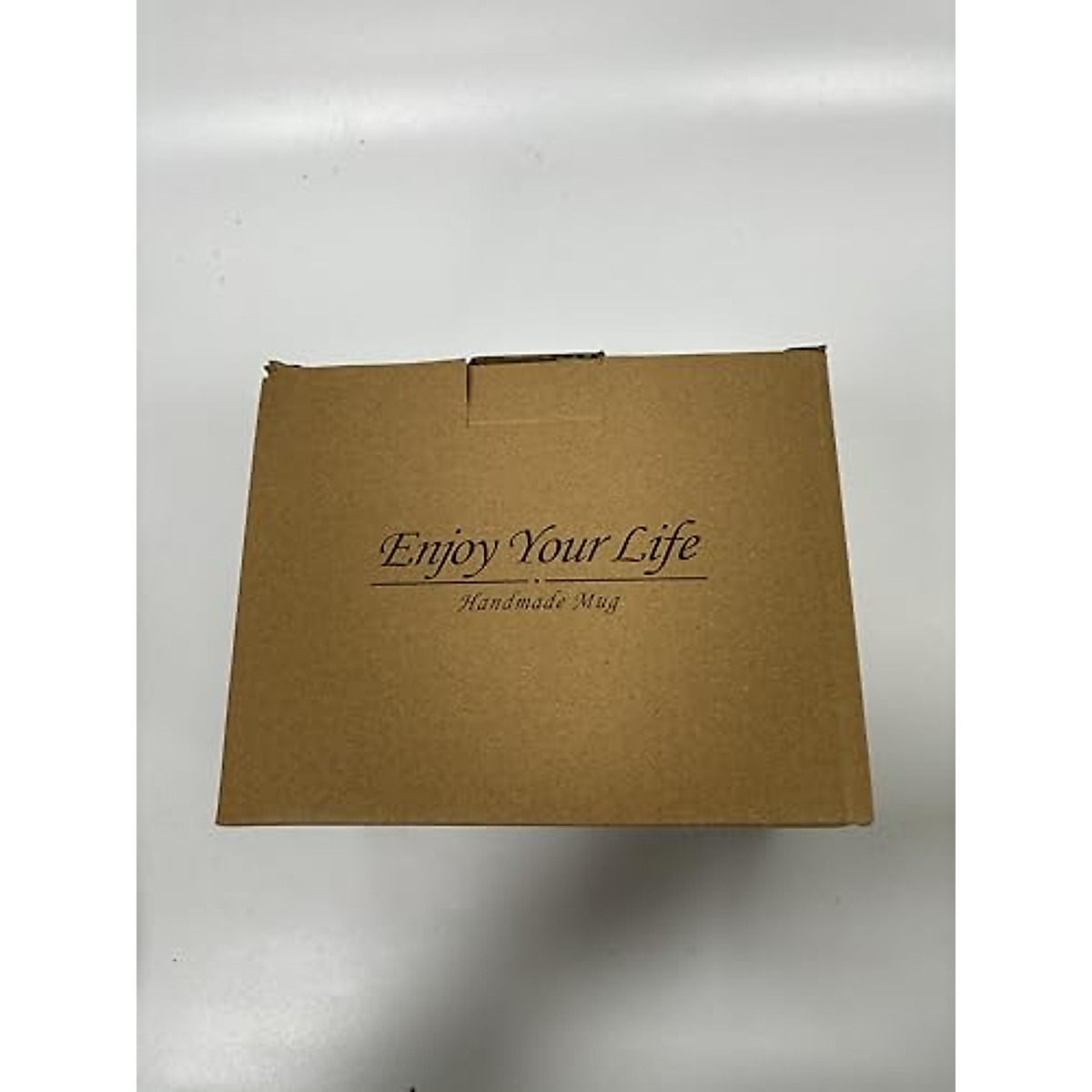 RELEDESA 16 Oz Large Ceramic Coffee Mug with Big Handle, Handmade Glazed Tea Cup for Office and Home, Microwave and Dishwasher Safe, Small Coffee Cups for Hot and Cold Drinking (Ink Green)