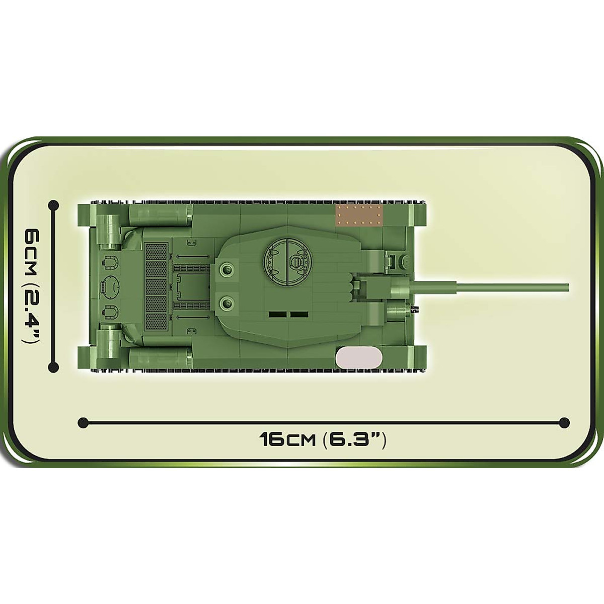 COBI Historical Collection WWII T-34-85, Green