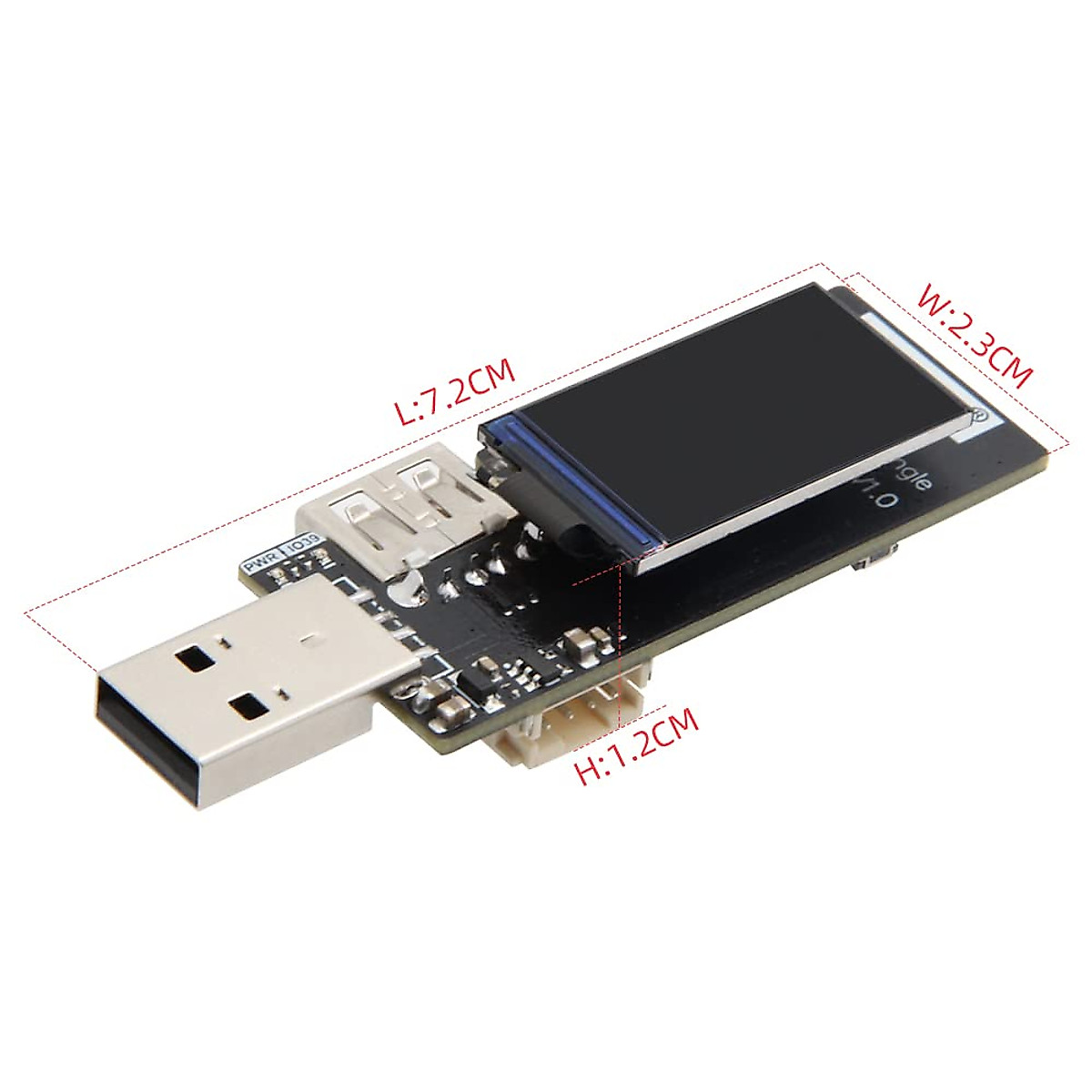 LILYGO T-Dongle ESP32-S2 Wireless WiFi Module OTG Interface 1.14 inch LCD Display Support TF Card TTGO Development Board
