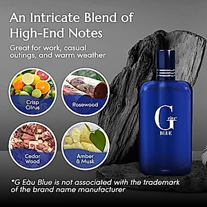 PB ParfumsBelcam G Eau Blue, Eau de Toilette Spray, Our version of a Designer. 3.4 Fl.Oz.