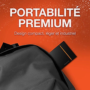 Seagate FireCuda Gaming SSD, 2TB, External SSD, USB-C USB 3.2 Gen 2x2 NVMe, for PC Laptop (STJP2000400)