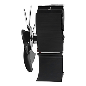 Nachukan High-Temperature Resistance 6-Blade Wood Stove Fan - Heat Powered Fireplace Fan for Wood Burning Stoves - Self-Starting - Diameter 152mm