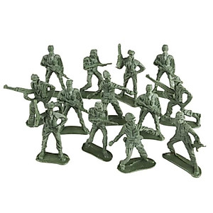 144 PCS Army Men Action Figures I Pretend Play Military Toys Action Figures for Boys & Girls I Plastic Army Men Toddler Army Toys Playset I Army Guys Toy Soldiers Birthday Gifts for 3 Year Old Boys