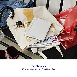 Verilux® HappyLight® Lucent - UV-Free LED Light Therapy Lamp, Bright White with 10,000 Lux, Detachable Stand, and Wall Mountable