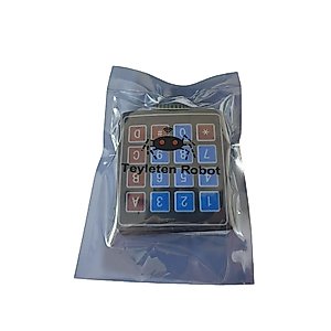 Teyleten 4x4 Matrix Membrane Switch Keypad Keyboard - 16 Key for Arduino - 5PCS
