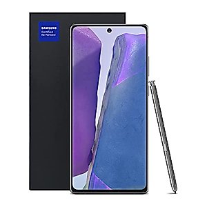 SAMSUNG Galaxy Note 20 5G, 128GB, Mystic Gray - Fully Unlocked (Renewed Premium)