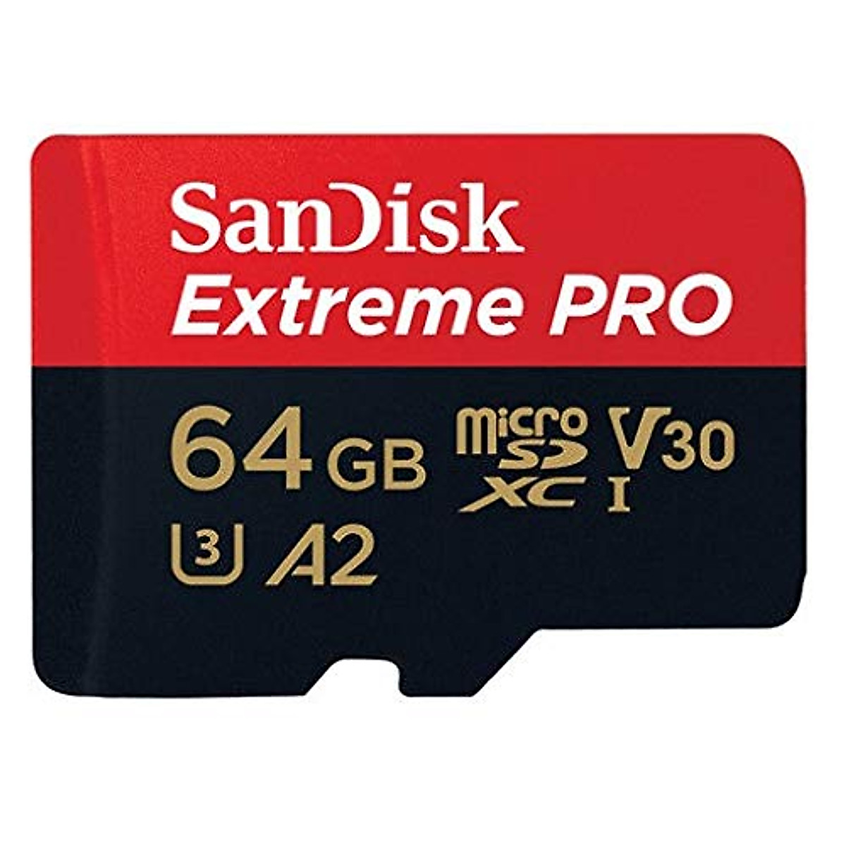 SanDisk 64GB Micro SDXC Memory Card Extreme Pro (2 Pack) Works with GoPro Hero 9 Black Action Camera U3 V30 4K Class 10 (SDSQXCY-064G-GN6MA) Bundle with 1 Everything But Stromboli TF & SD Card Reader