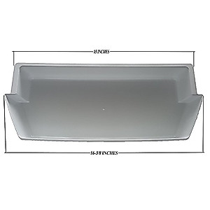 Kitchen Basics 101 2187172 Refrigerator Deep Door Bin Shelf Replacement for Frigidaire, Whirlpool, Kenmore, Amana, Estate, Crosley White