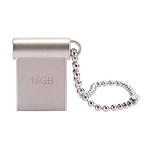 Heayzoki USB Flash Drive, Pendrive U Disk USB Drive PC Laptop Accessory Zinc Alloy Portable, Drives U Disk Transfer Small Files, for 7/8/10 / Windows Vista/Windows 2000 / OS X/Linux(16G)