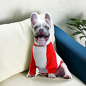 Custom4U Custom Pet Shaped Pillow with Pictures Personalized Funny Pillow Customized Photos Pet Pillow