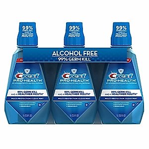 Crest 76380 Pro Health Multiprotection Rinse 3 Pack 1 L, Shape