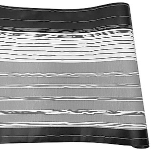 Yifely Black White Striped Furniture Paper Self-Adhesive Shelf Liner Countertop Sticker 17x118 Inches