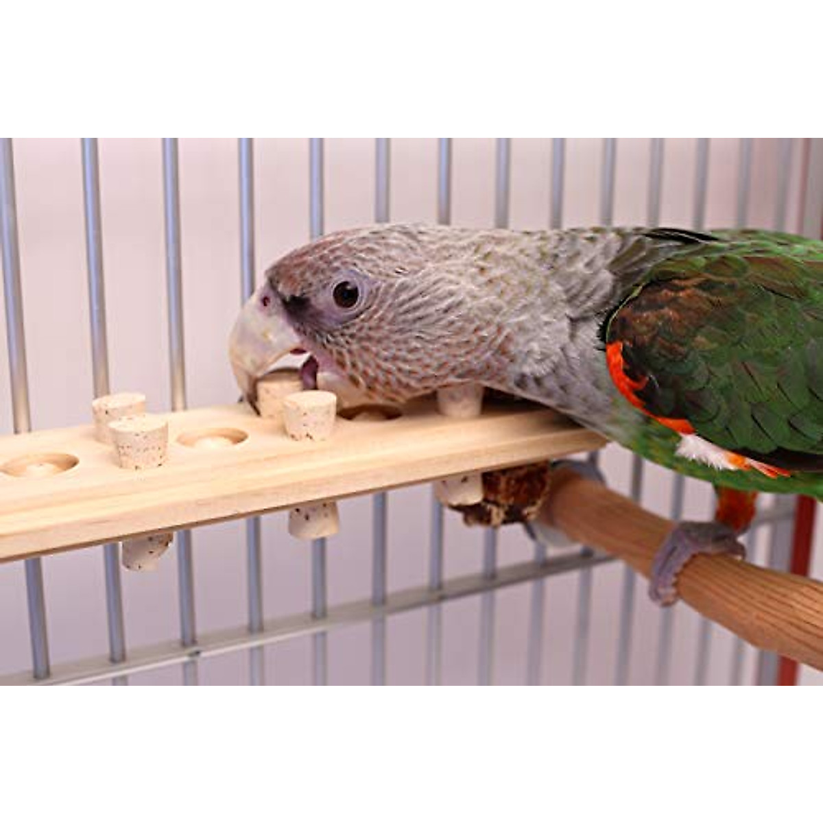 Woodberry - Medium Bolt-On Parrot Toy