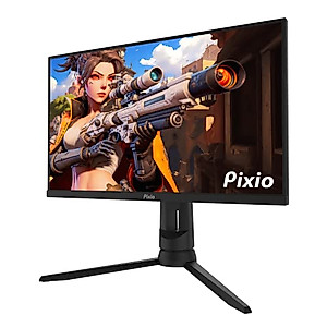 Pixio PX248 PRO 24 inch 165Hz Refresh Rate FHD 1080p Resolution Fast Nano IPS Panel 1ms GTG Response Time HDR Gaming Monitor with Adaptive Sync