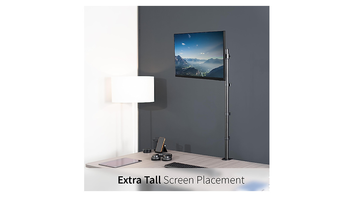 VIVO Extra Tall Monitor Mount Stand - Fully Adjustable, Supports up to 38"