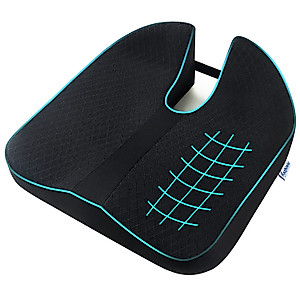 anzhixiu Seat Cushions for Office Chairs, Office Chair Cushion Desk Chair Cushion for Longtime Sitting, Sciatica Pain Relief Pillow Tailbone Pain Relief Cushion for More Relaxation