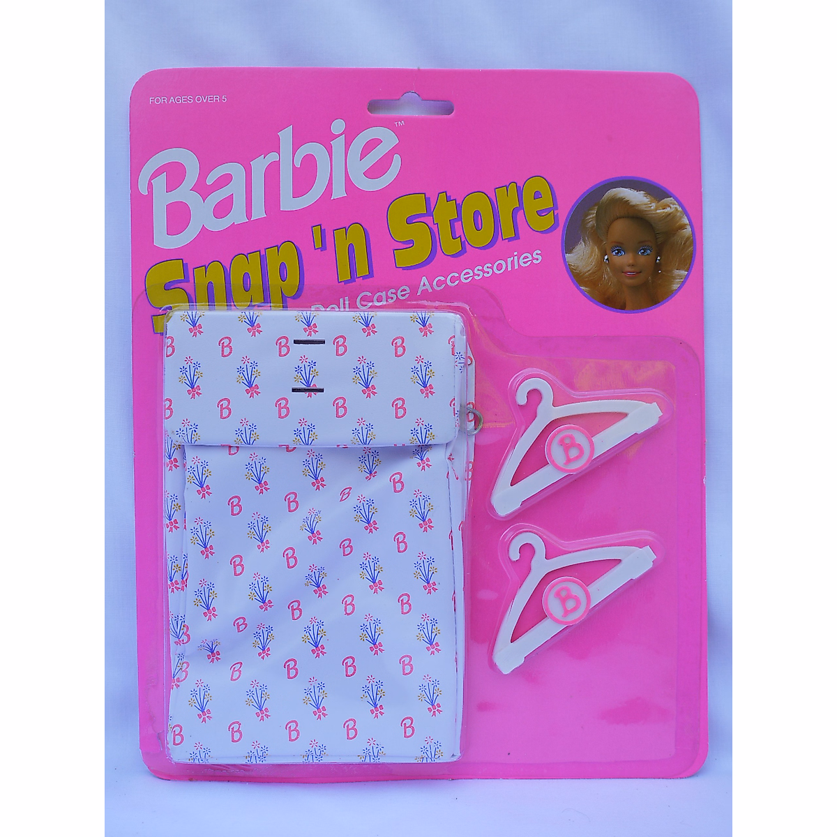 Barbie Snap 'n Store Hanging Garment Bag with 2 Hangars