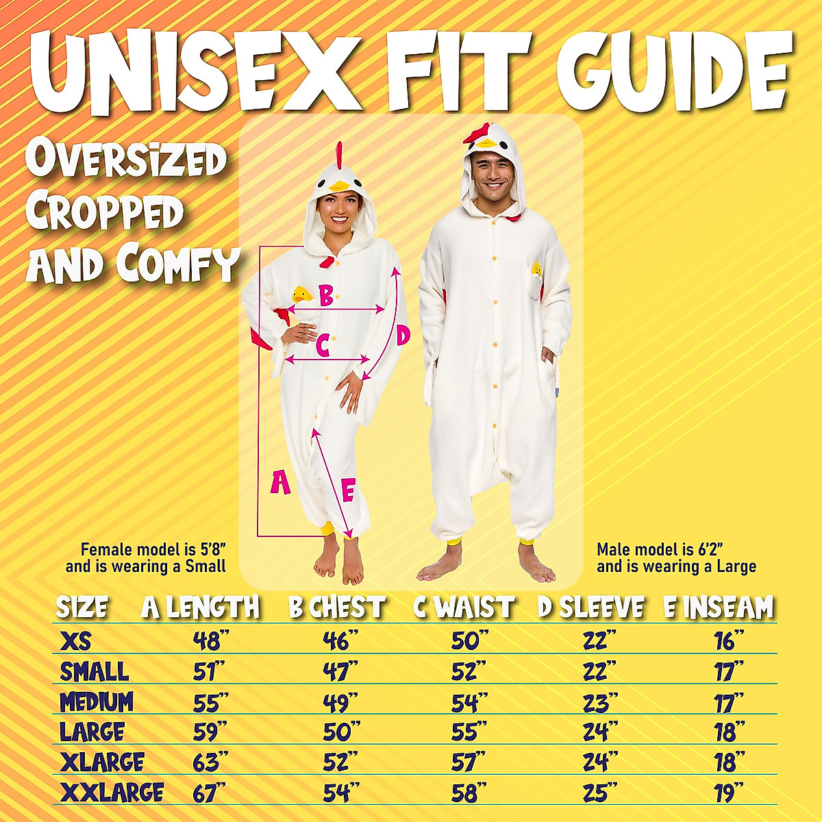 Funziez! Adult Onesie Halloween Costume - Animal and Sea Creature - Plush One Piece Cosplay Suit for Adults, Men and Women