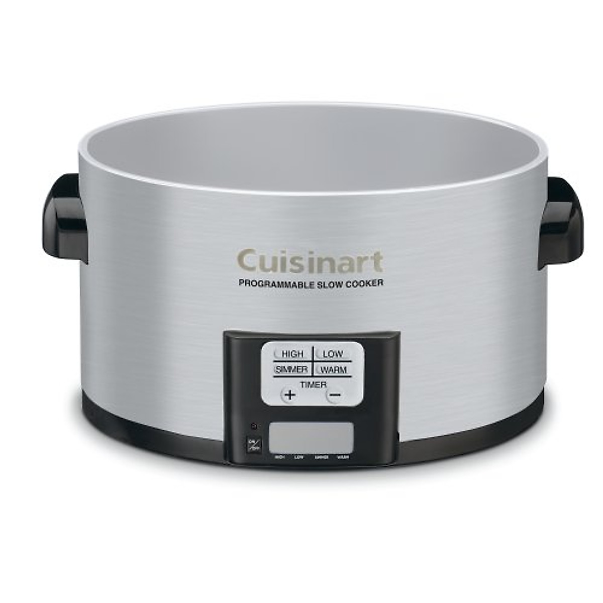 Cuisinart PSC-350 3-1/2-Quart Programmable Slow Cooker, Silver, 9-1/2 in H x 9.1 in W x 12.67 in L